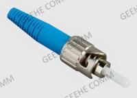 China Nickel Plated Metal Fiber Optic Cable Connectors ST/UPC Simplex Single Mode for sale