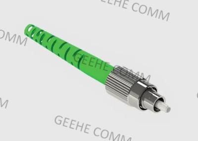 China Pre-Polished Green FC APC Fiber Optic Connector 3.0mm High Capacity for sale
