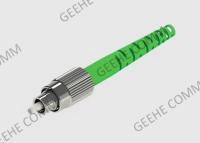 China Pre-Polished Green FC APC Fiber Optic Connector 3.0mm High Capacity for sale