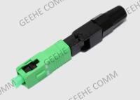 China Standard Fast Single Mode  3.0mm SC PC Fiber Optic Connector for sale