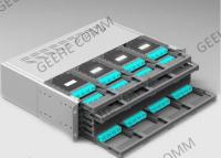 China 2U Intelligent High Density 24F Fiber Optic Patch Panel 96 Cores OM4 for sale