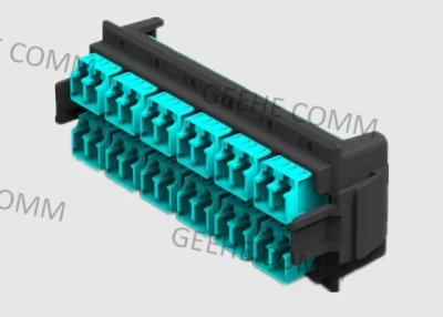 China Multimode OM3 100G MTP to LC HD Fiber Patch Panel 1U 96 Cores for sale