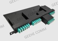 China Duplex LC UPC to 24F MPO Male HD 1U Fiber Optic Enclosure Panel for sale