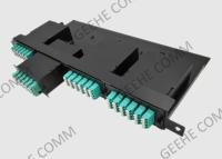 China Duplex LC UPC to 24F MPO Male HD 1U Fiber Optic Enclosure Panel for sale
