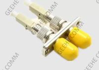 China ST Female to LC Male Multimode Duplex Fiber Optic Adapter/Coupler for sale