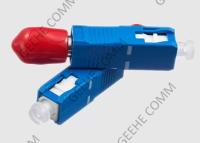 China SC/UPC Male to ST/UPC Female Singlemode Hybrid Fiber Optic Adapter Coupler 0.2dB for sale