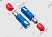China SC/UPC Male to ST/UPC Female Singlemode Hybrid Fiber Optic Adapter Coupler 0.2dB for sale