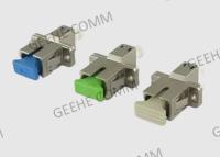 China LC Female to SC Female Simplex Singlemode Hybrid Fiber Optic Adapter Zirconia Sleeve 0.2dB for sale