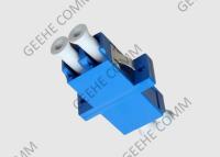 China LC/UPC Singlemode Simplex Fiber Optic Adapter Flange 0.2dB Insertion Loss for sale