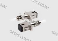 China ST/UPC Male to SC/UPC Female Singlemode Fiber Optic Hybrid Adapter 0.2dB Insertion Loss for sale