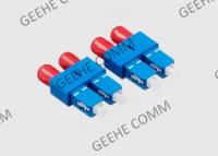 China SC/UPC Male to FC/UPC Female Singlemode Duplex Fiber Optic Hybrid Adapter Coupler 0.2dB for sale
