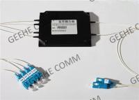 China 2x4 Fan Out 1480nm Fused Fiber Optic WDM Module with LC Connector High Isolation for sale
