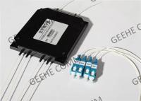 China 2x4 Fan Out 1480nm Fused Fiber Optic WDM Module with LC Connector High Isolation for sale