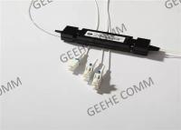 China 50/50 Single Mode 1×2 155nm pm fiber coupler for sale
