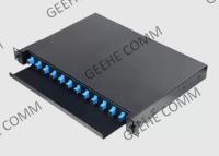 China Rack Mounted 24 Core FC ODF 3U Fiber Optic Patch Panel for sale