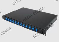 China Rack Mounted 24 Core FC ODF 3U Fiber Optic Patch Panel for sale