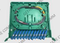 China Single Mode SC UPC Fanout 12 Cores Fiber Optic PLC Splitter 0.9mm Rack Mount 1x32 for sale