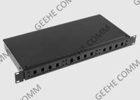 China Wall Mount 19 Inch 1U 24 Port SC Fiber Optic Patch Panel for sale