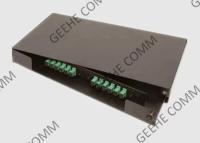 China Wall Mount 19 Inch 1U 24 Port SC Fiber Optic Patch Panel for sale