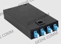 China CATV 1U LC Duplex 8 Port Loaded Patch Panel Multimode OM3 OM4 0.15dB Low Loss for sale