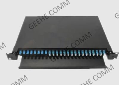 China 12 Port SC/UPC LC/UPC Optical Fiber Patch Panel for sale