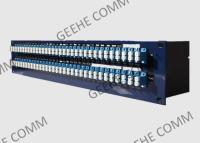 China 19 Inch 2U 96 Port LC Duplex Multimode Fiber Optic Patch Panel for sale
