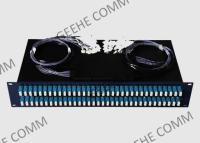 China 19 Inch 2U 96 Port LC Duplex Multimode Fiber Optic Patch Panel for sale