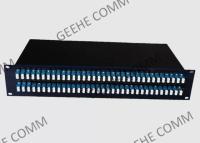 China 19 Inch 2U 96 Port LC Duplex Multimode Fiber Optic Patch Panel for sale