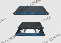 China 1U Easy Sliding Standard OS2 Fiber Patch Panel With SC UPC Adapters for sale