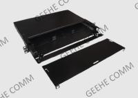 China Slide Out 1U 3 Adapter Fiber Patch And Splice Panel for sale