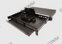 China 1 RU 12 Port Singlemode LC-UPC Rack Mount Patch And Splice Panel 900um Pigtails for sale