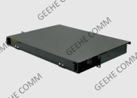 China 1U HD Rack Mount Fiber Patch Panel With MPO / MTP Cassette Or Adapter Panel for sale