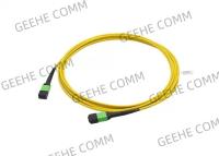 China OM2 3.0mm Female to Female MTP MPO Fiber Patch Cable 12-Core Multimode for sale