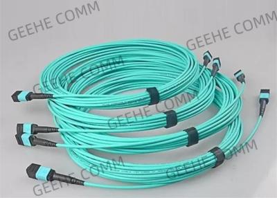 China Mulitfiber 3.0MM 40G MPT MPO Breakout Cable for sale