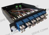 China LC/UPC Duplex 12 Fiber LGX Style MPO Cassette for sale