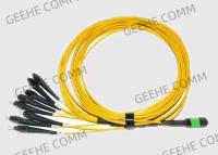 China 8 FC to MTP Multimode 125um MPO Breakout Cables for sale