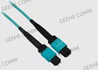 China Pre Terminated 2M 40G 16F MPO Trunk Cable for sale