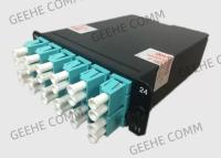 China 40Gb  OM3 2x MPO-12 Duplex 50/125 Multimode MTP Cassette for sale