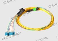 China Single Mode 2.0mm 40G MPO to 8x LC Fiber Breakout Cable 9/125 OS2 for sale