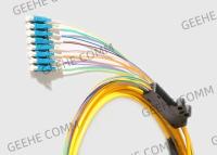 China Single Mode 2.0mm 40G MPO to 8x LC Fiber Breakout Cable 9/125 OS2 for sale