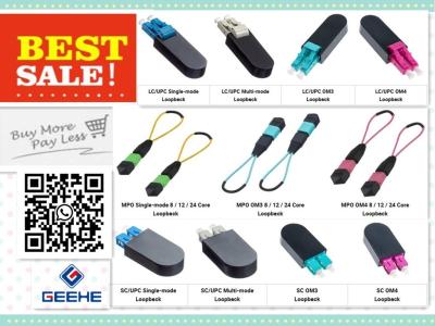 China MPO/SC/LC Loopback quick connect fiber optic connectors few dollars solve big troubles by a plug with two connectors for sale