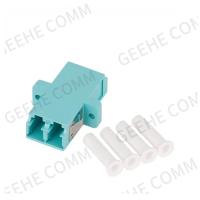 China LC/UPC to LC/UPC Duplex Multimode OM3 Fiber Optic Adapter/Coupler for sale
