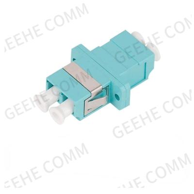 China LC/UPC to LC/UPC Duplex Multimode OM3 Fiber Optic Adapter/Coupler for sale