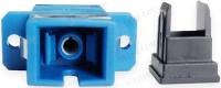 China SC/UPC Singlemode Simplex Fiber Optic Adapter Flange Low Insertion Loss ≤0.2dB for sale