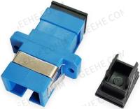 China SC/UPC Singlemode Simplex Fiber Optic Adapter Flange Low Insertion Loss ≤0.2dB for sale