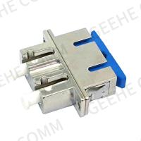 China SC/UPC Female to LC/UPC Female Singlemode Duplex Fiber Optic Hybrid Adapter Coupler 0.2dB for sale