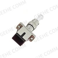 China ST/UPC Male to SC/UPC Female Singlemode Fiber Optic Hybrid Adapter 0.2dB Insertion Loss for sale