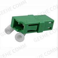 China LC/APC Singlemode Simplex Fiber Optic Adapter No Flange 1310nm OS2 for sale