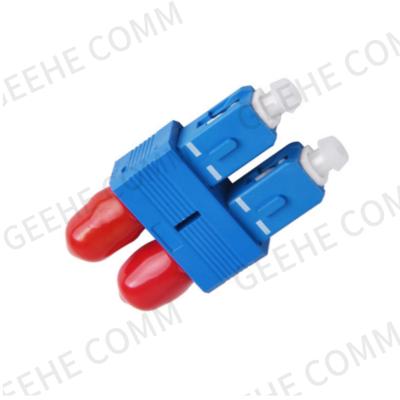 China SC/UPC Male to FC/UPC Female Singlemode Duplex Fiber Optic Hybrid Adapter Coupler 0.2dB for sale