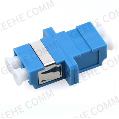 China LC/UPC Singlemode Simplex Fiber Optic Adapter Flange 0.2dB Insertion Loss for sale